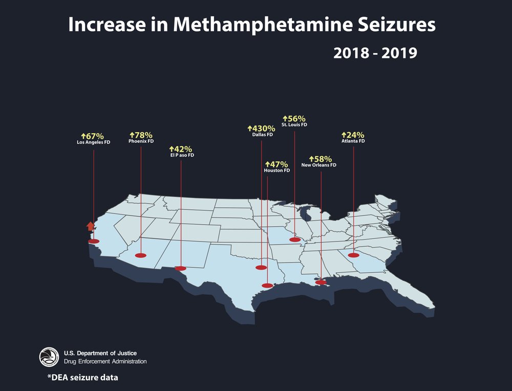 DEA unveils new plan targeting meth hubs in Texas, New Orleans, other ...