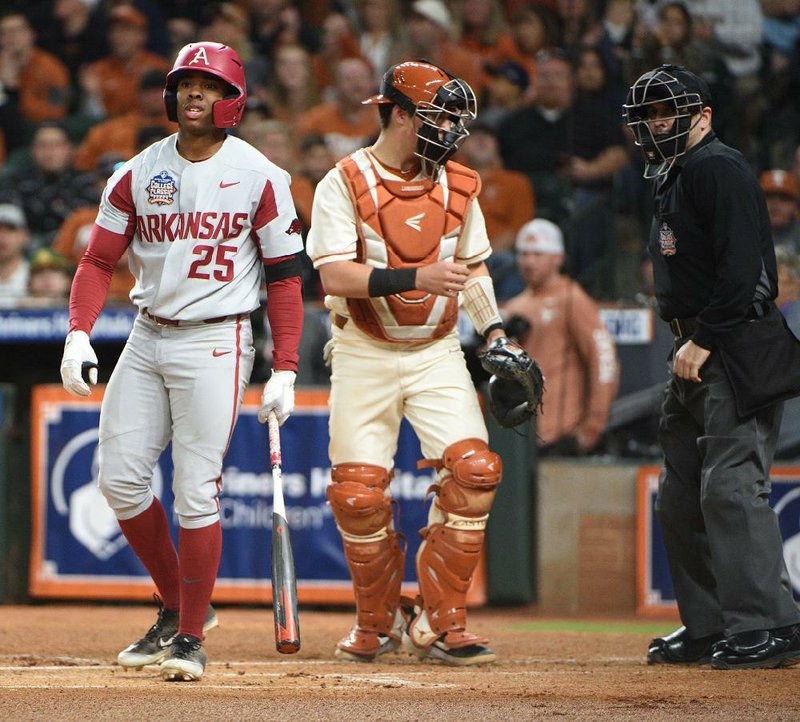 Hogs' rally vs. Texas runs out of innings | The Arkansas Democrat ...
