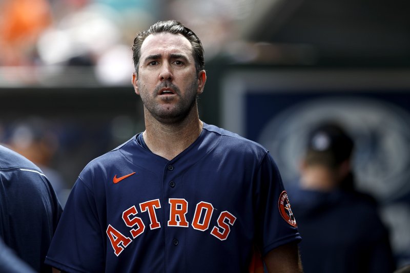 Astros' Verlander sidelined by back injury | Hot Springs Sentinel Record