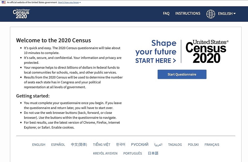 Census Bureau site goes live as counting begins in earnest | Northwest ...