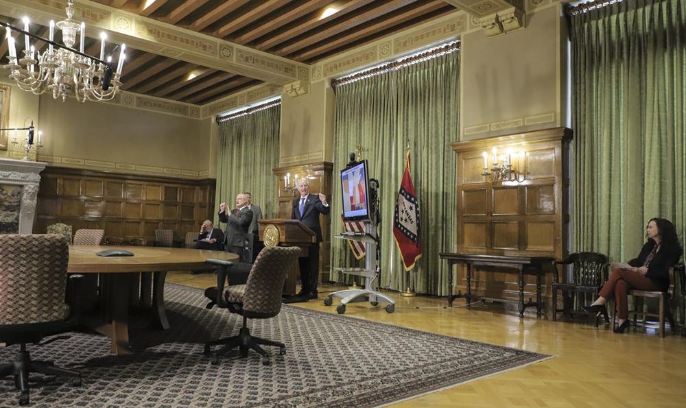 Covid-19 briefing held by governor | The Arkansas Democrat-Gazette ...