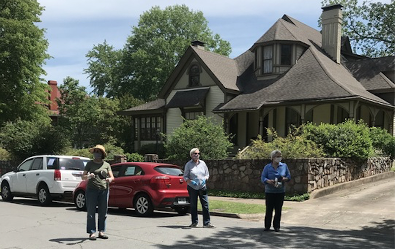 Renters protest evictions in Little Rock | The Arkansas Democrat ...