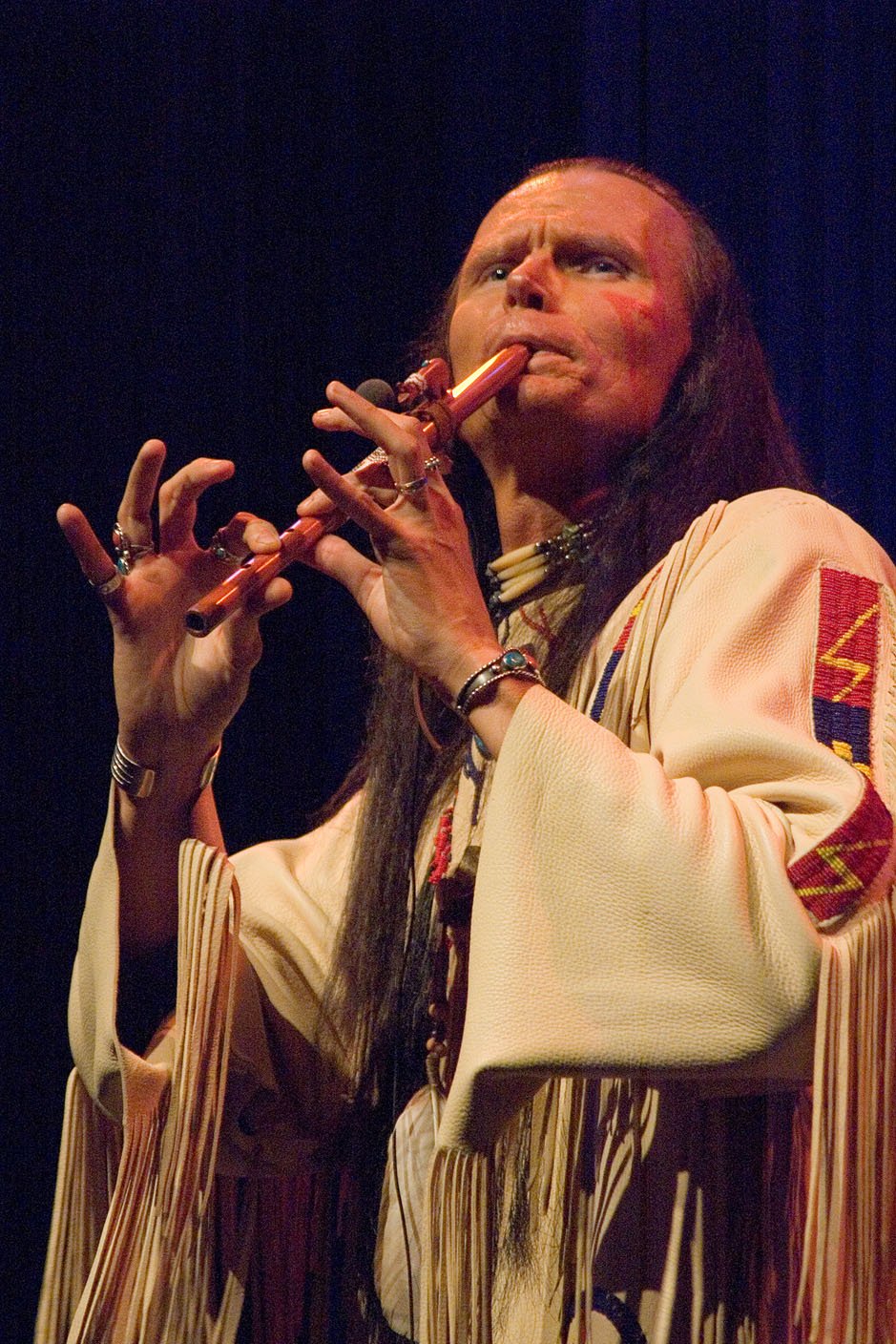 A Show Of Respect: Two-Hawks plays for moms and Mother Earth