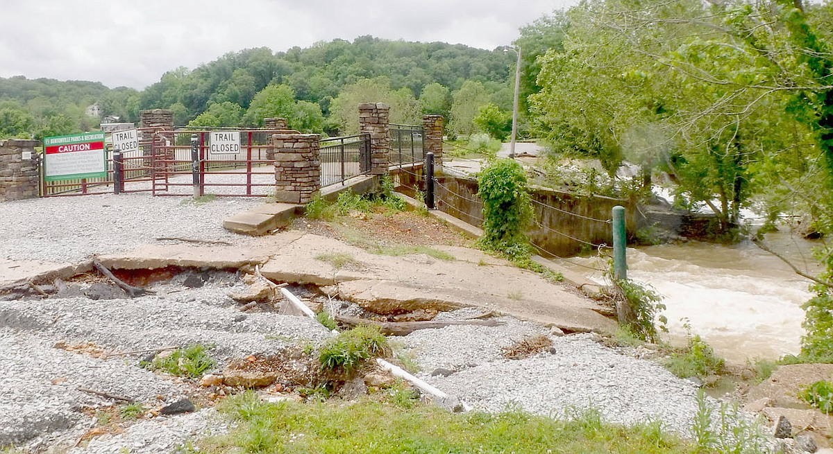 Lake Bella Vista dam closed, bridge planned | Northwest Arkansas ...