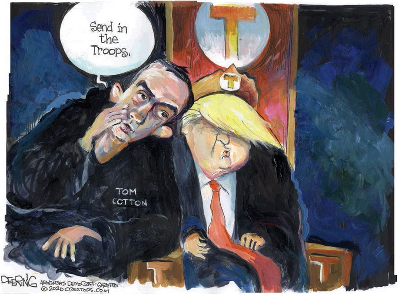 JOHN DEERING CARTOON: Cotton and Trump | The Arkansas Democrat-Gazette ...