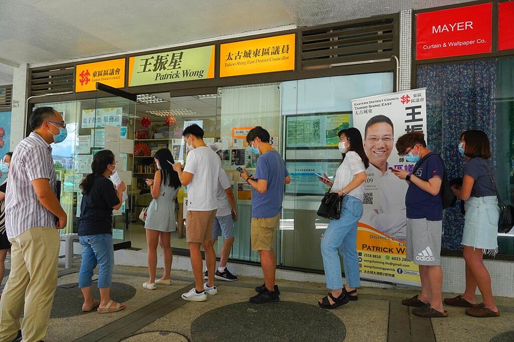 Hong Kong residents vote | The Arkansas Democrat-Gazette - Arkansas' Best News Source