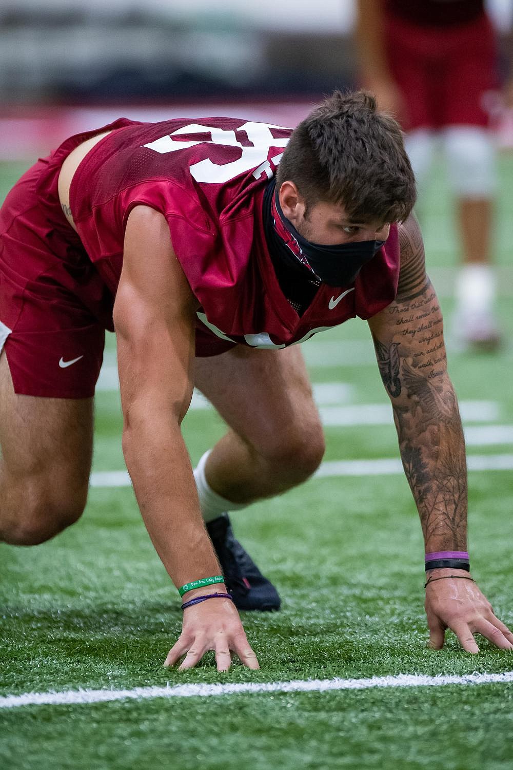 Toll’s size belies his youthfulness