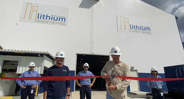 Standard Lithium holds virtual ribbon cutting for local plant | El ...