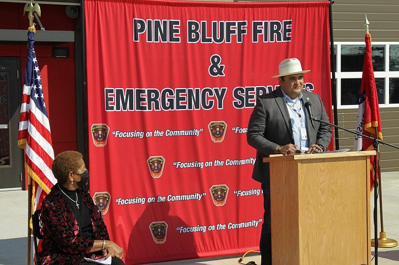 City, tribe cut ribbon at police, fire station | The Arkansas Democrat ...