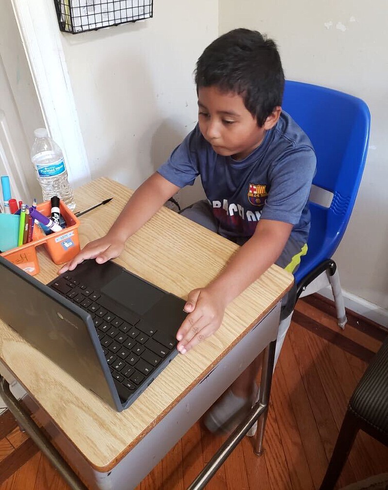 A desk of their own to ease remote learning for kids in need ...