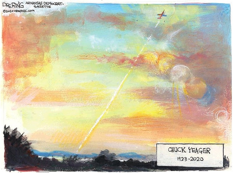OPINION | JOHN DEERING CARTOON: Chuck Yeager | The Arkansas Democrat ...