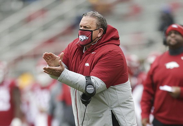 'Proud' Hogs: Pittman pleased with team’s effort