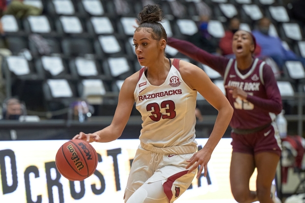 WholeHogSports - No. 12 Razorbacks keep UALR at a distance