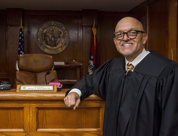 HIGH PROFILE: Judge Wiley Austin Branton Jr. uses his courtroom to teach