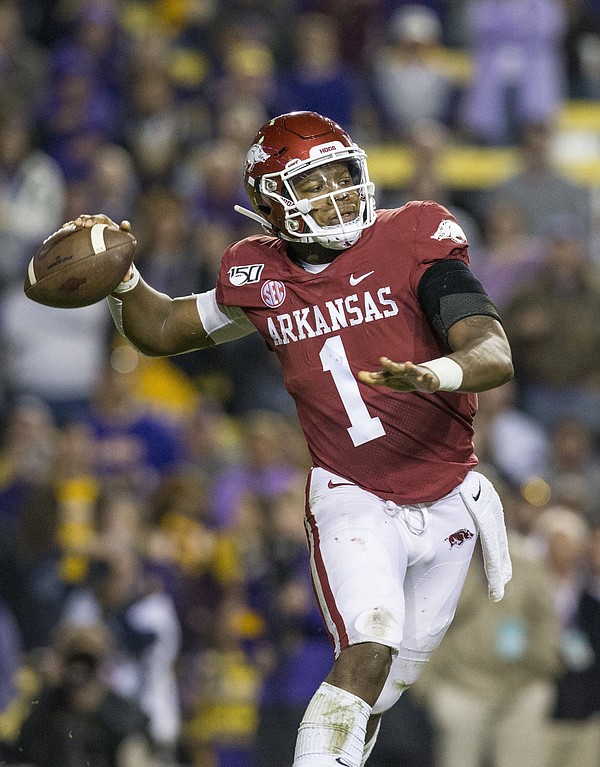 Jefferson to receive 1st-team QB snaps | The Arkansas Democrat-Gazette ...