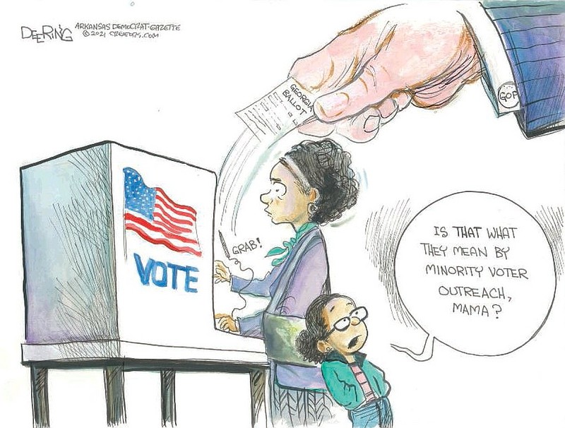 OPINION | JOHN DEERING CARTOON: Minority voter outreach