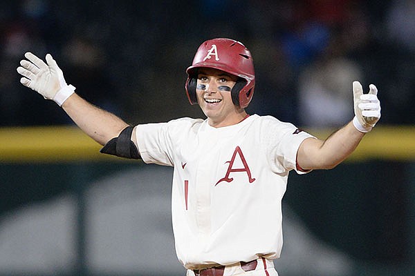 Moore hits for cycle, Razorbacks' first since '94 | Whole Hog Sports