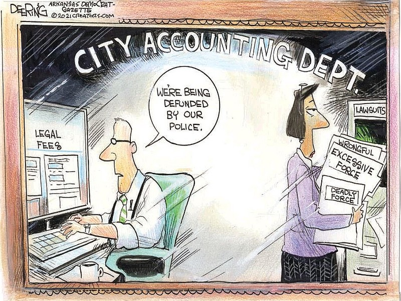OPINION | JOHN DEERING CARTOON: Defunded | The Arkansas Democrat ...