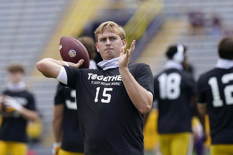 LSU QB requires surgery for arm injury | Whole Hog Sports