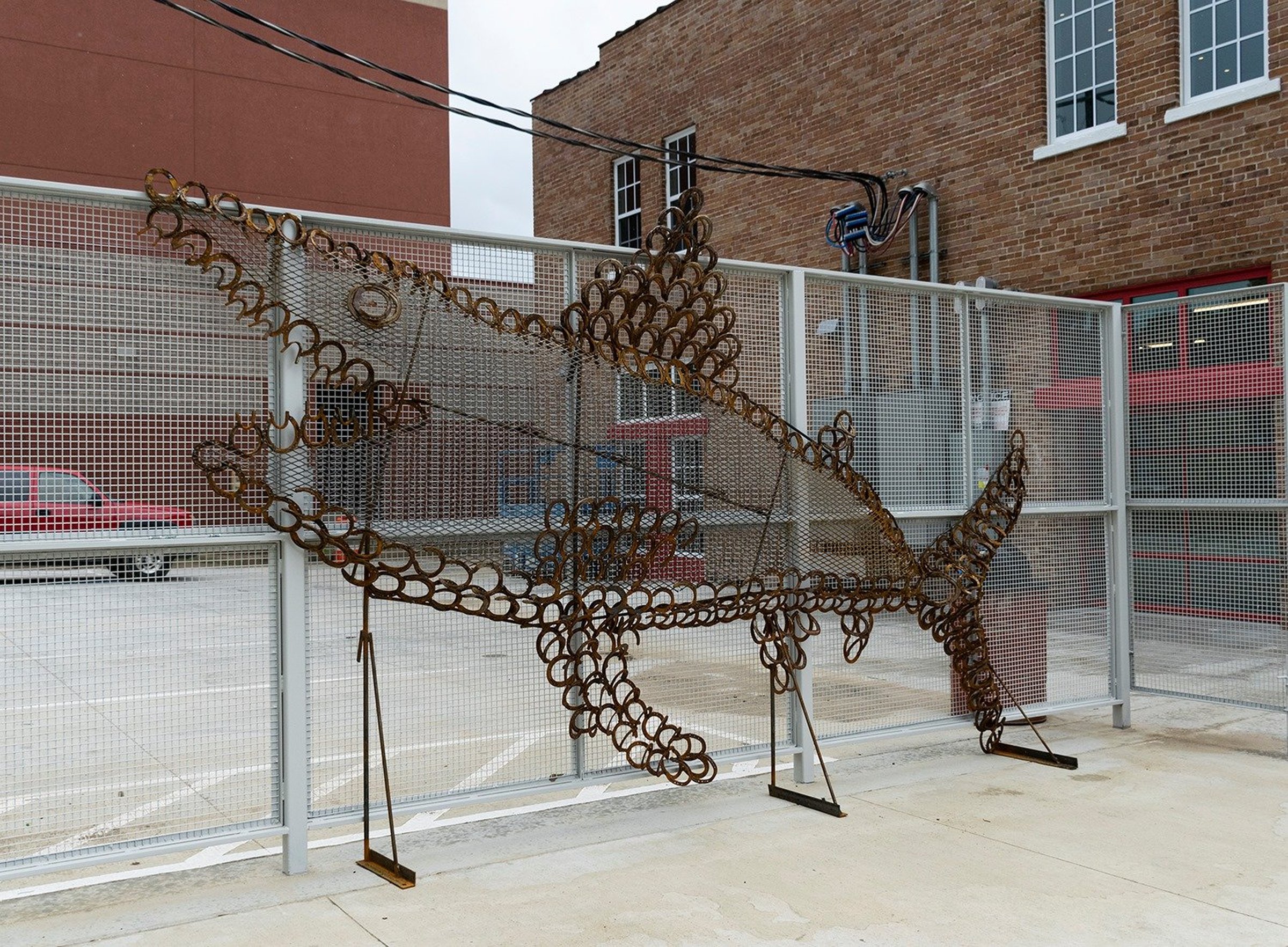 Welding students craft shark sculpture for… | PB Commercial