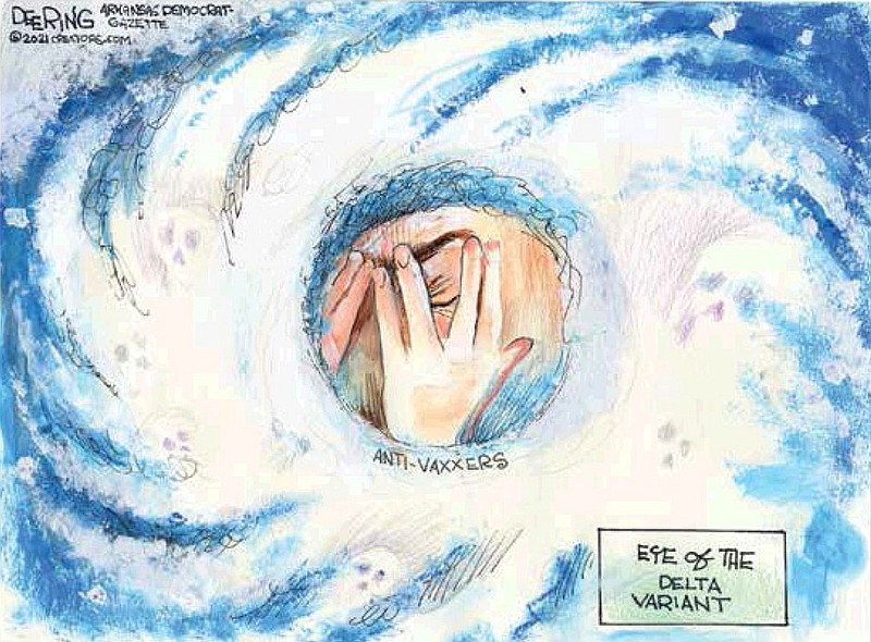 OPINION | JOHN DEERING CARTOON: Eye of the delta variant | The Arkansas ...