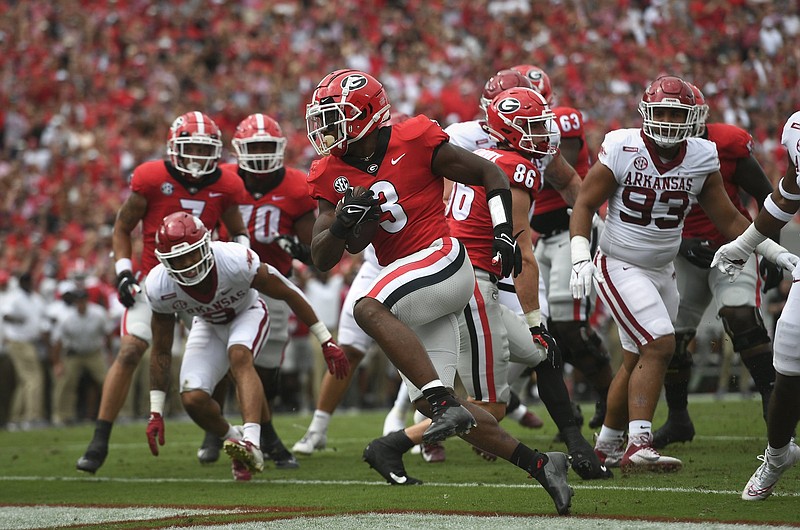 Razorbacks' run defense gets bullied by Bulldogs | Northwest Arkansas ...