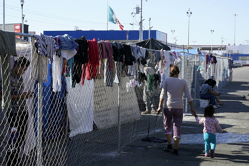 Migrant camps go up in Mexico | The Arkansas Democrat-Gazette ...