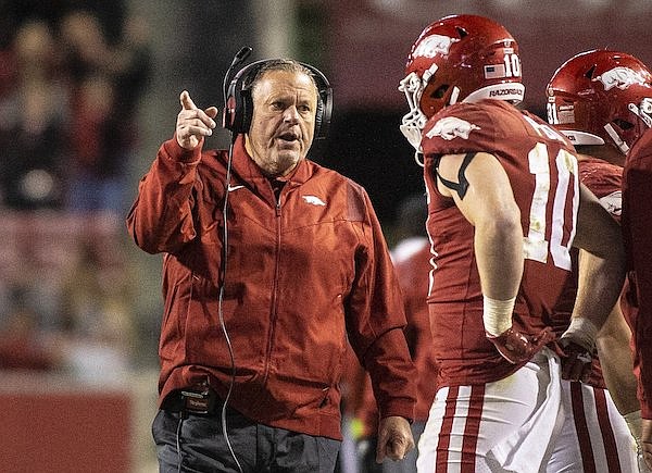 Razorbacks carrying a chip into spring drills | Whole Hog Sports