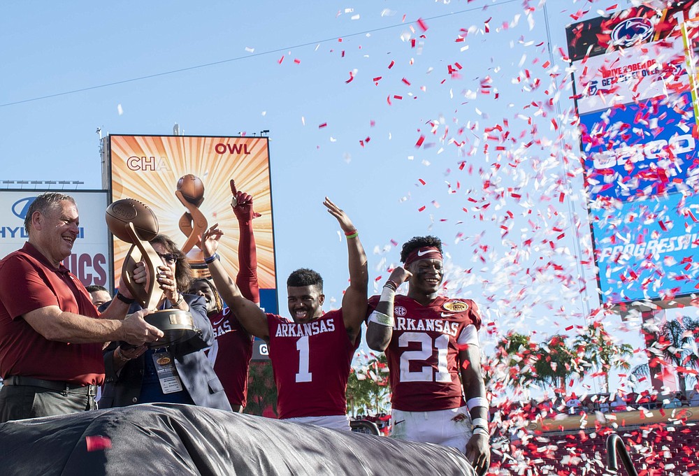 Razorback Celebrate Bowl Victory | The Arkansas Democrat-Gazette ...