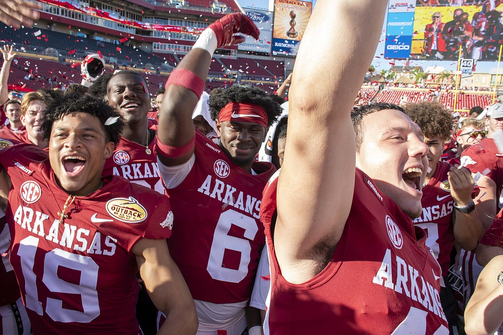 Razorback Celebrate Bowl Victory | The Arkansas Democrat-Gazette ...