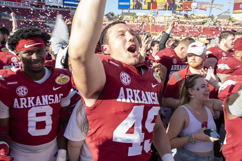 Razorback Celebrate Bowl Victory | The Arkansas Democrat-Gazette ...