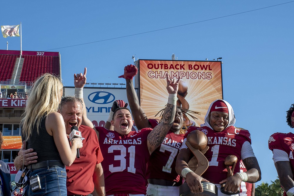 Razorback Celebrate Bowl Victory | The Arkansas Democrat-Gazette ...