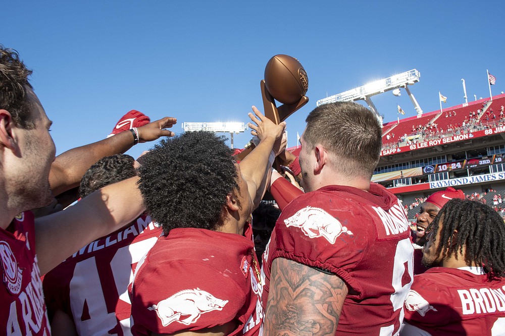 Razorback Celebrate Bowl Victory | The Arkansas Democrat-Gazette ...