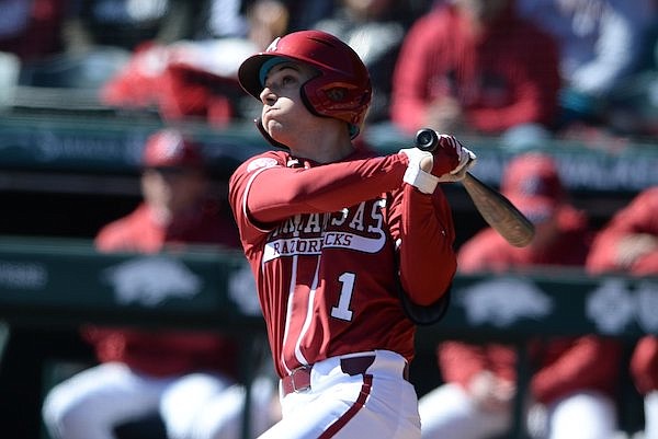 Moore's bat, Smith's arm power Hogs | Whole Hog Sports