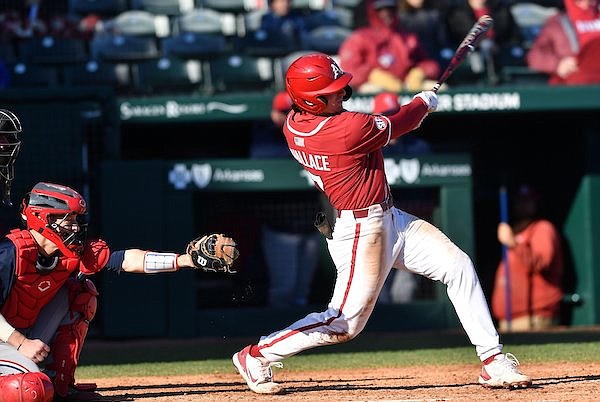 Wallace thrives in leadoff role | Northwest Arkansas Democrat-Gazette