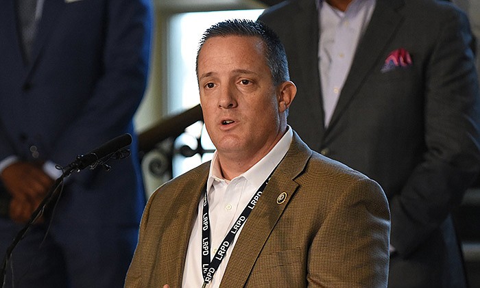 Little Rock Police Department Assistant Chief Heath Helton applies for ...