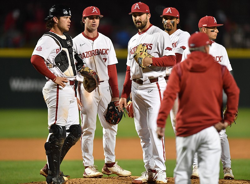 VIDEO: Dave Van Horn and Braydon Webb recap Game 1 win at Mizzou ...