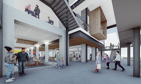 Preliminary architectural renderings show remodeled Main Library of the ...