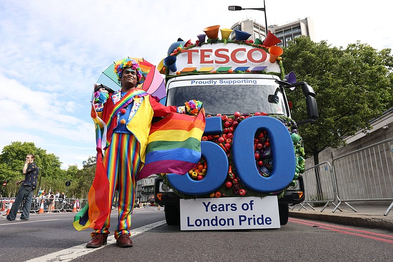 London fills with revelers on 50th Pride anniversary | The Arkansas ...