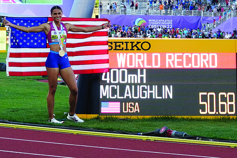 McLaughlin shatters 400-meter hurdles record | El Dorado News