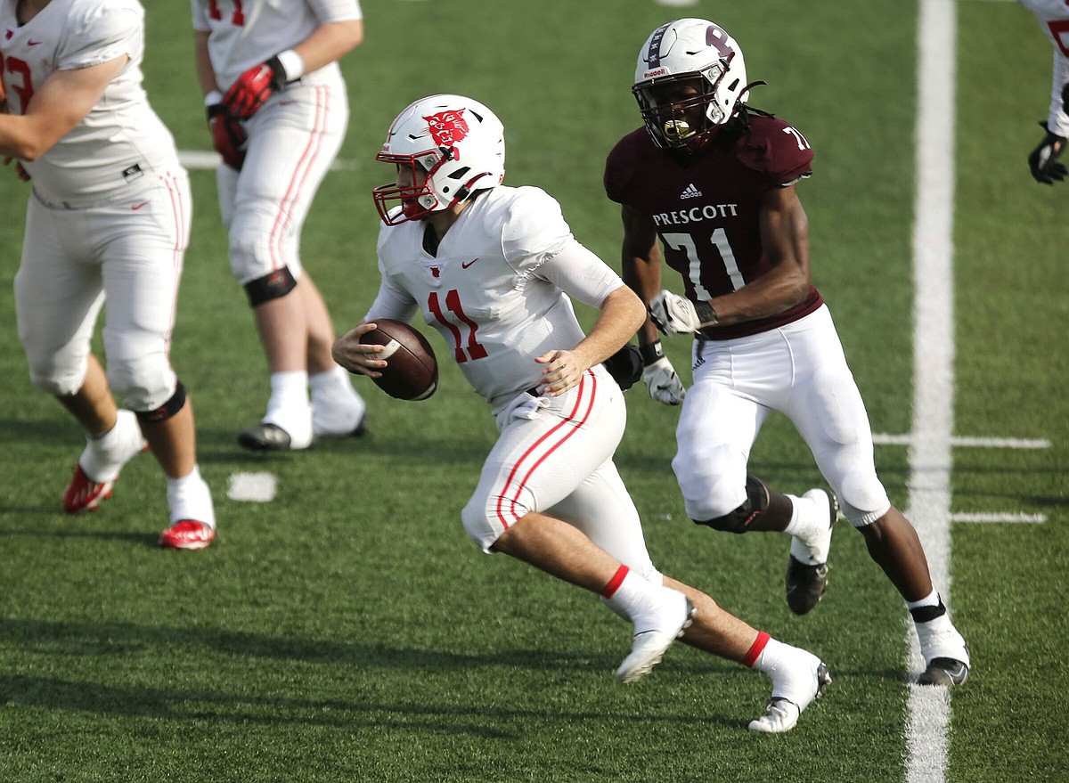 First game as starter a hit for Harding Academy quarterback Owen Miller ...