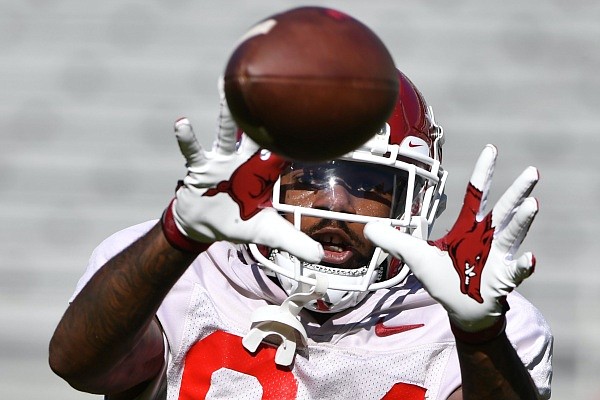 WR Thompson 'a different guy' this preseason | Whole Hog Sports