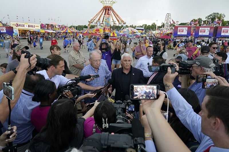 Trump’s long shadow keeps 2024 hopefuls from Iowa State Fair ...