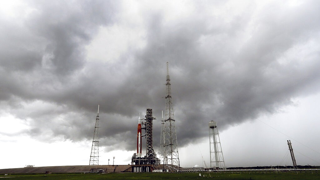 NASA moon rocket on track for launch despite lightning hits | The ...
