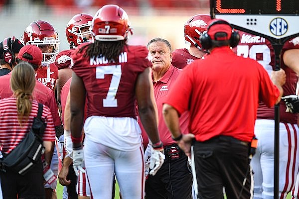 Razorback Report: Pittman tells team it's OK to celebrate | Whole Hog ...