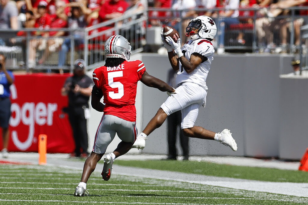 No. 3 Ohio State runs away from ASU behind Harrison's record-tying 3 ...