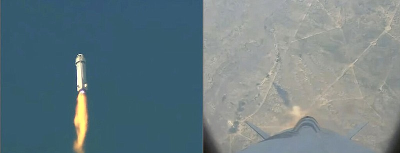 Bezos rocket crashes after liftoff, only experiments aboard | Chattanooga Times Free Press