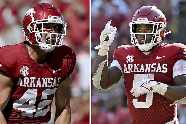 For Razorbacks, Sanders stars on both sides | Whole Hog Sports