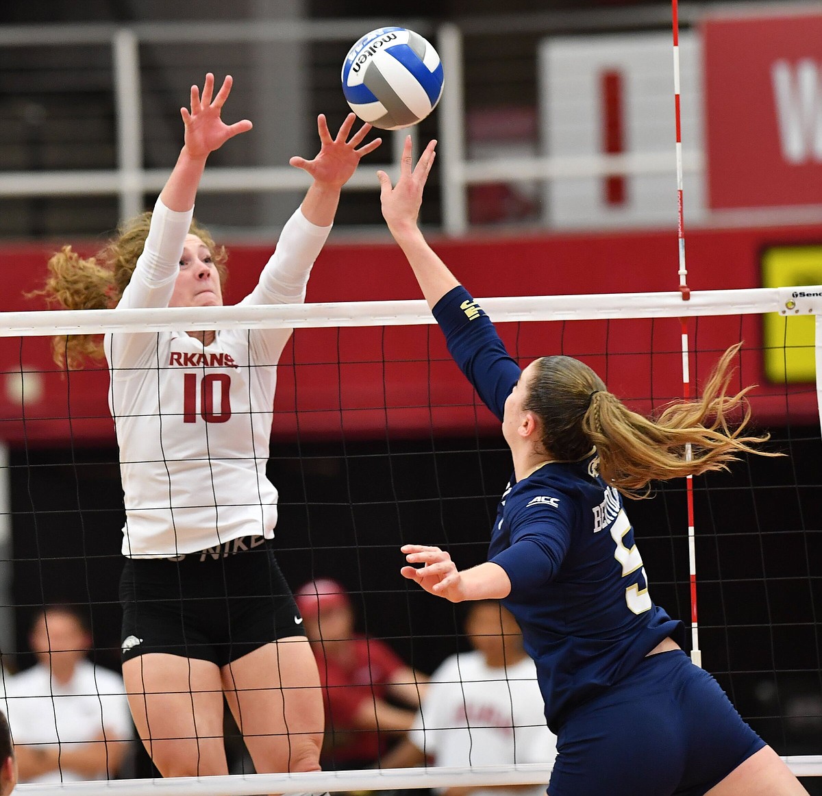 COLLEGE VOLLEYBALL UA volleyball team tops No. 7 Ga. Tech | Northwest ...