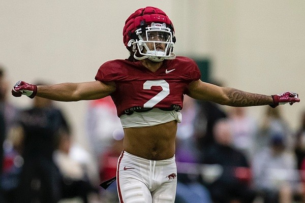 UA's Slusher back at practice | Northwest Arkansas Democrat-Gazette
